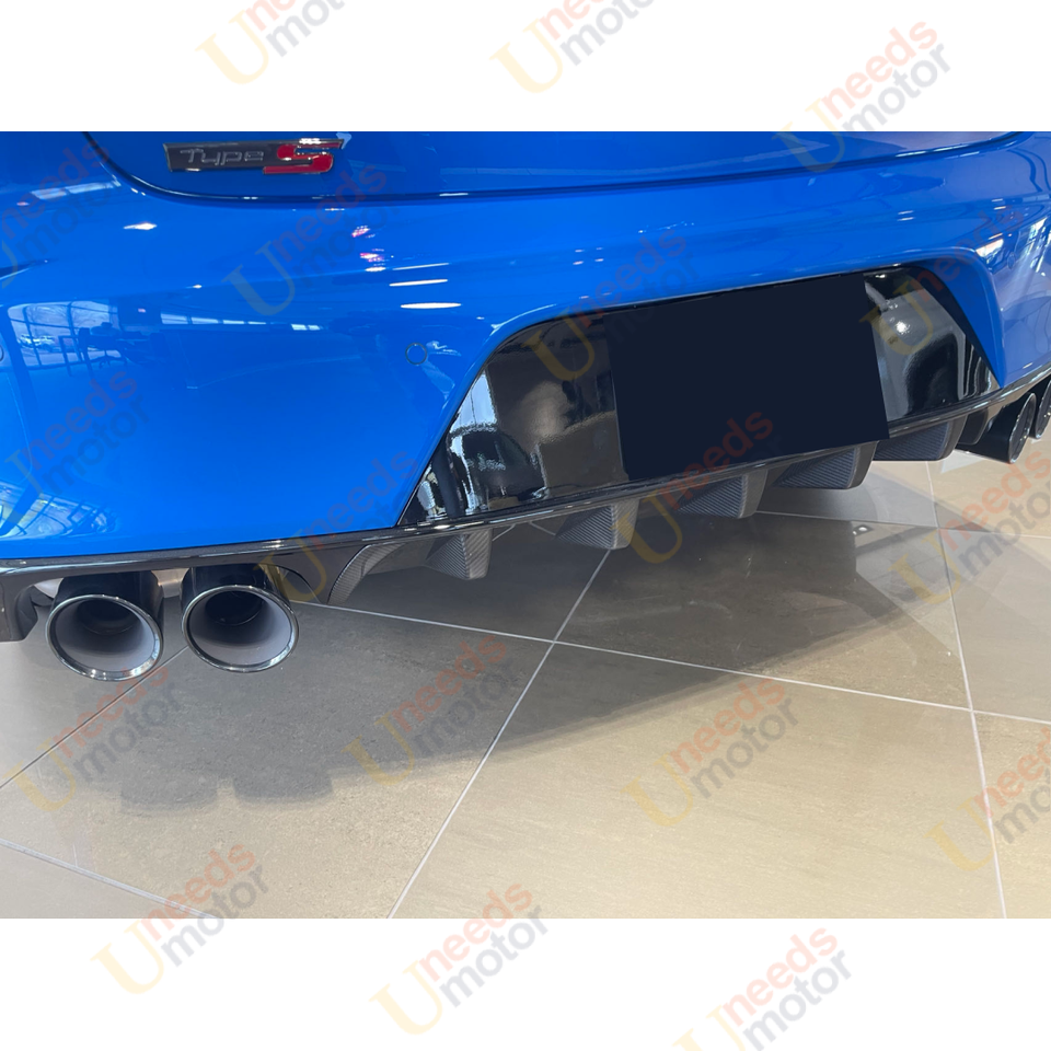 Fits 2024-26 TLX Type S Style Real Carbon Fiber Body Kit Rear Diffuser ...