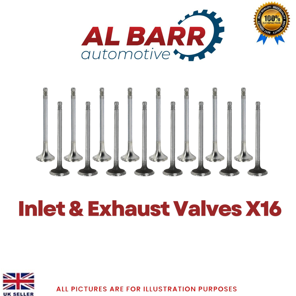 BMW-MINI N47 2.0 DIESEL ENGINE N47D20A B37C15A INLET & EXHAUST VALVES ...