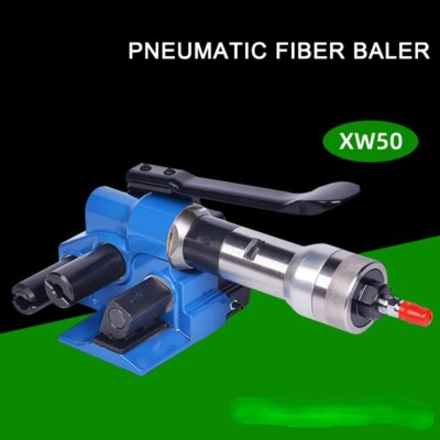Pneumatic Fiber Tape Bundling Machine XW50 Handheld Packaging Strapping ...