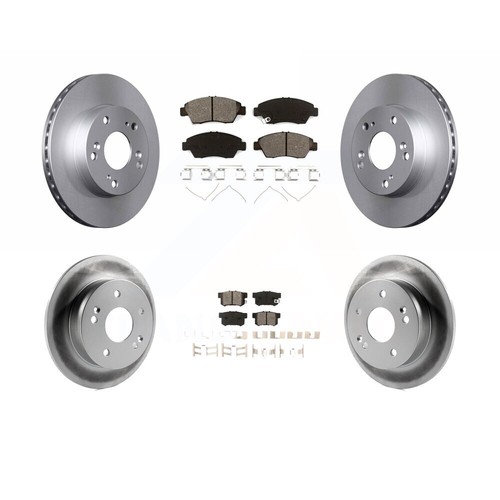 Front & Rear Semi Metallic Brake Pads & Rotor Kit for Acura RSX Honda ...
