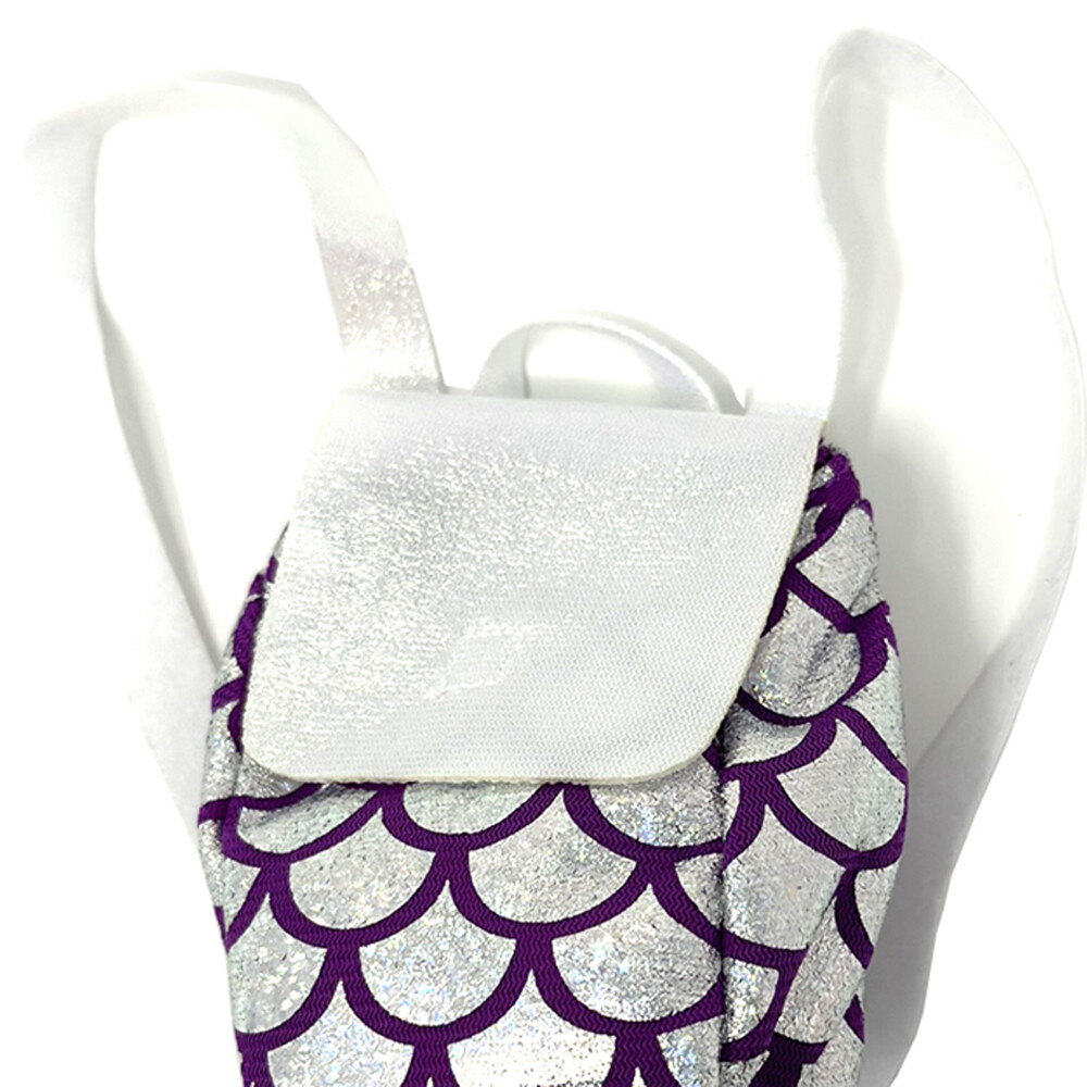 my life as Mermaid Mini-Backpack for 18" Dolls - Shiny Silver, Purple ...