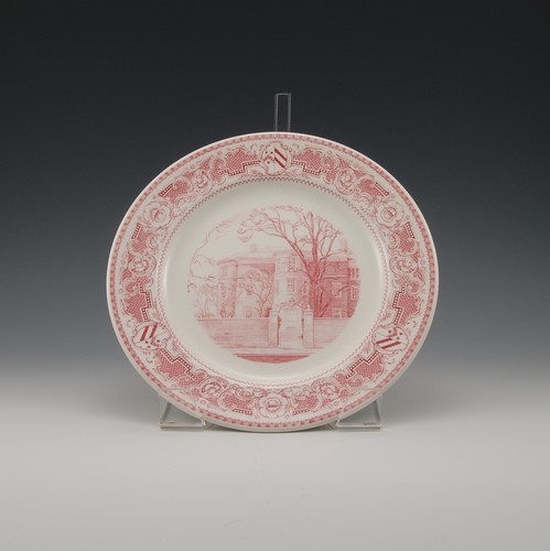 Vintage Wedgwood Radcliffe College 1934 Fay House Luncheon Plate Red ...
