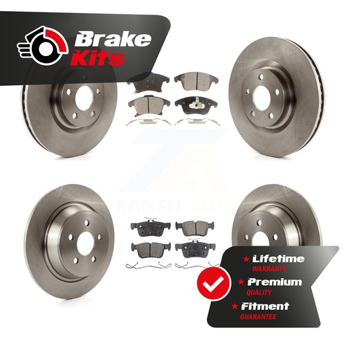 Front Rear Brake Rotor And Ceramic Pad Kit For 2019-2020 Ford SSV Plug ...