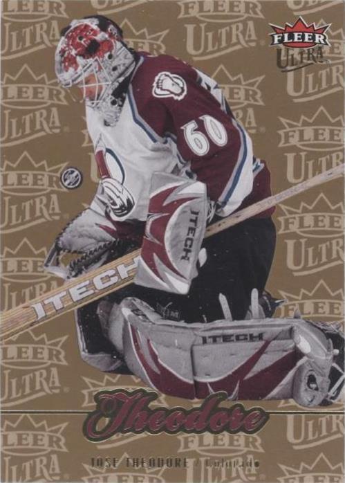 2007-08 Fleer Ultra - Jose Theodore #147 Gold Medallion Edition for ...
