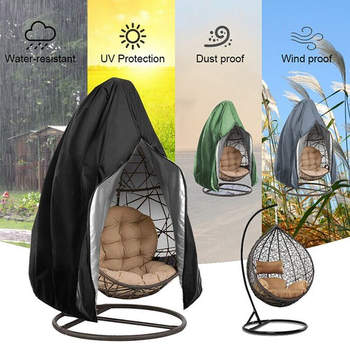 Hanging Chair Cover With Zipper Anti UV Sun Protector Garden Swing ...