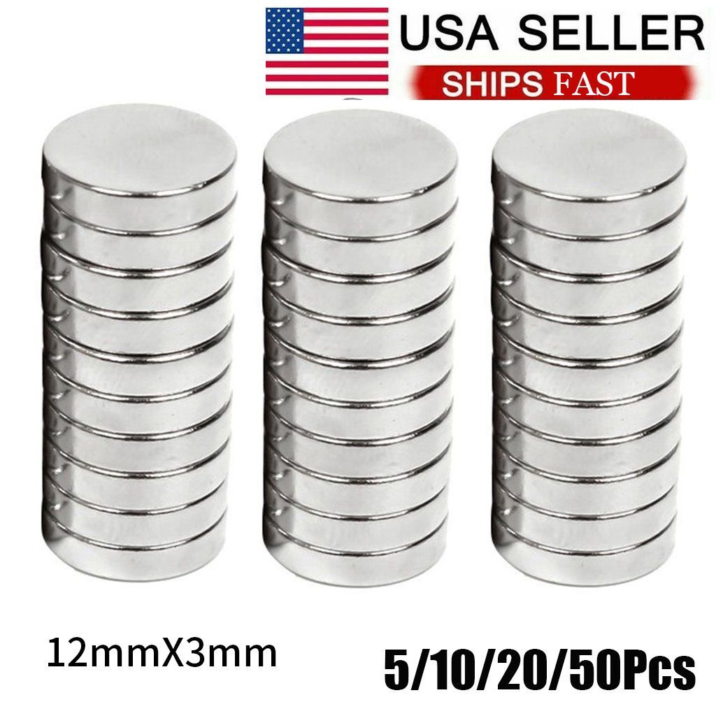Lots N52 Super Strong Round Disc Magnets Rare-Earth Neodymium Magnet ...