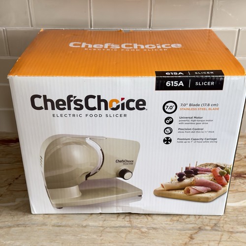Chef'sChoice by EdgeCraft Premium Electric Meat Cheese & Bread Slicer ...