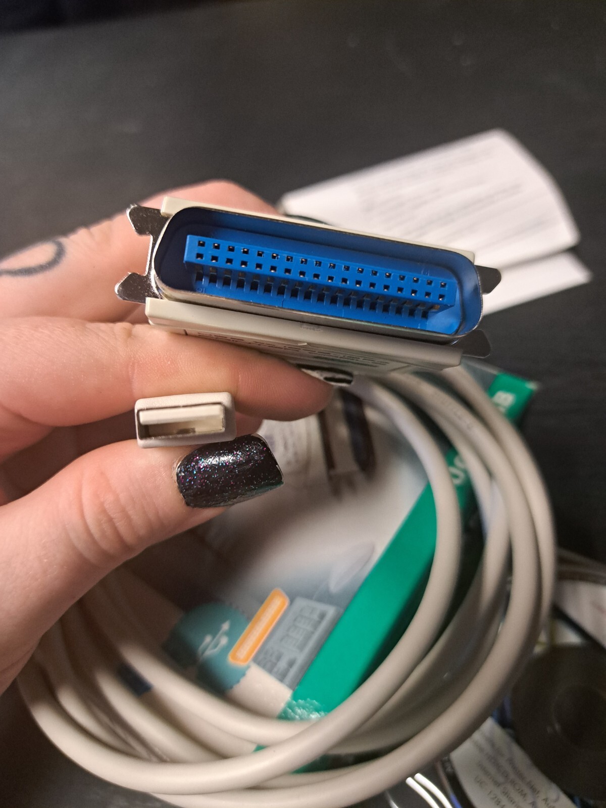 USB to IEEE-1284 Bi-Directional Printer Cable 766623317474| eBay