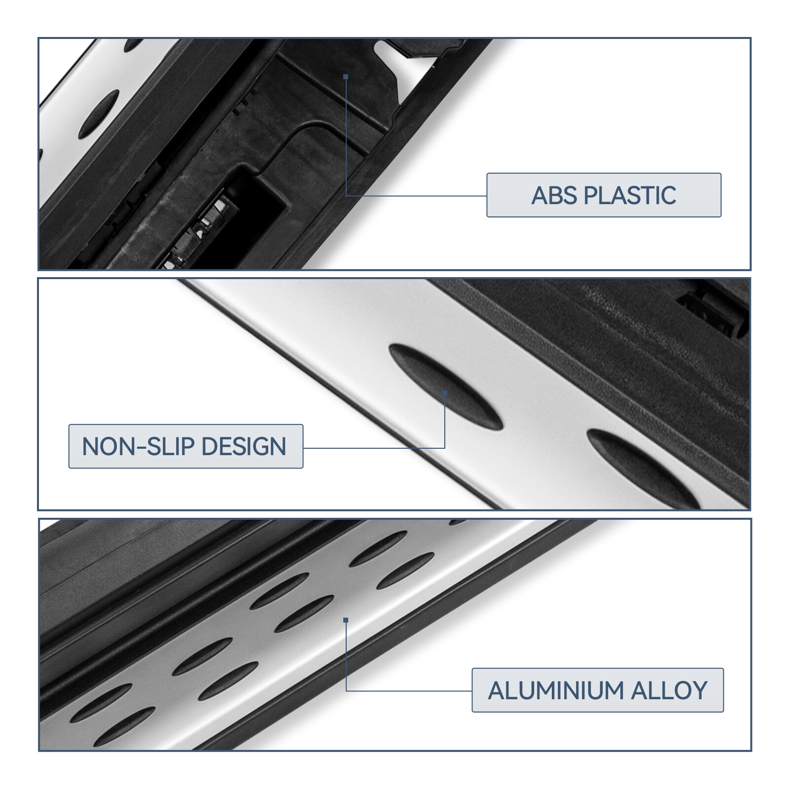 2012-2017 Mercedes Benz W166 ML ML350 GLE Running Board Pair Fit For ...