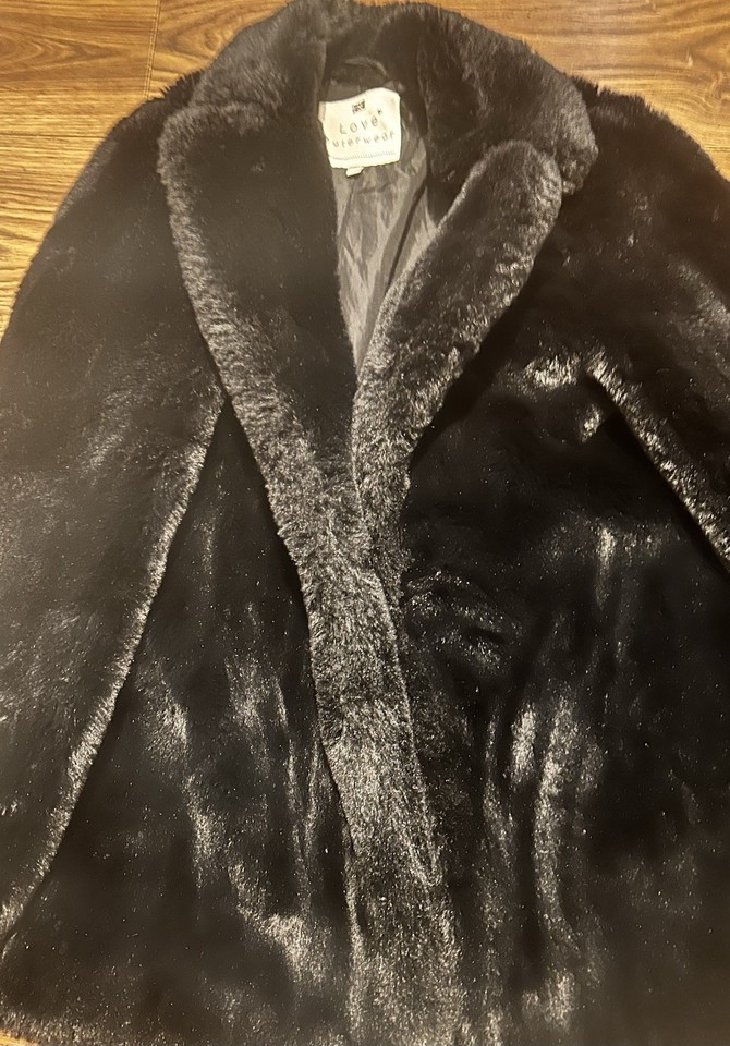 Girls Fur Coat Size 11-12 Years | eBay UK