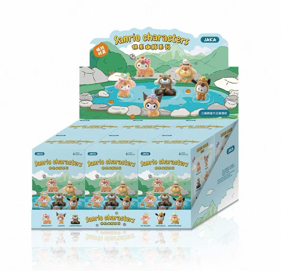 Miniso Sanrio Characters Capybara Series Blind Box Confirmed Figures ...
