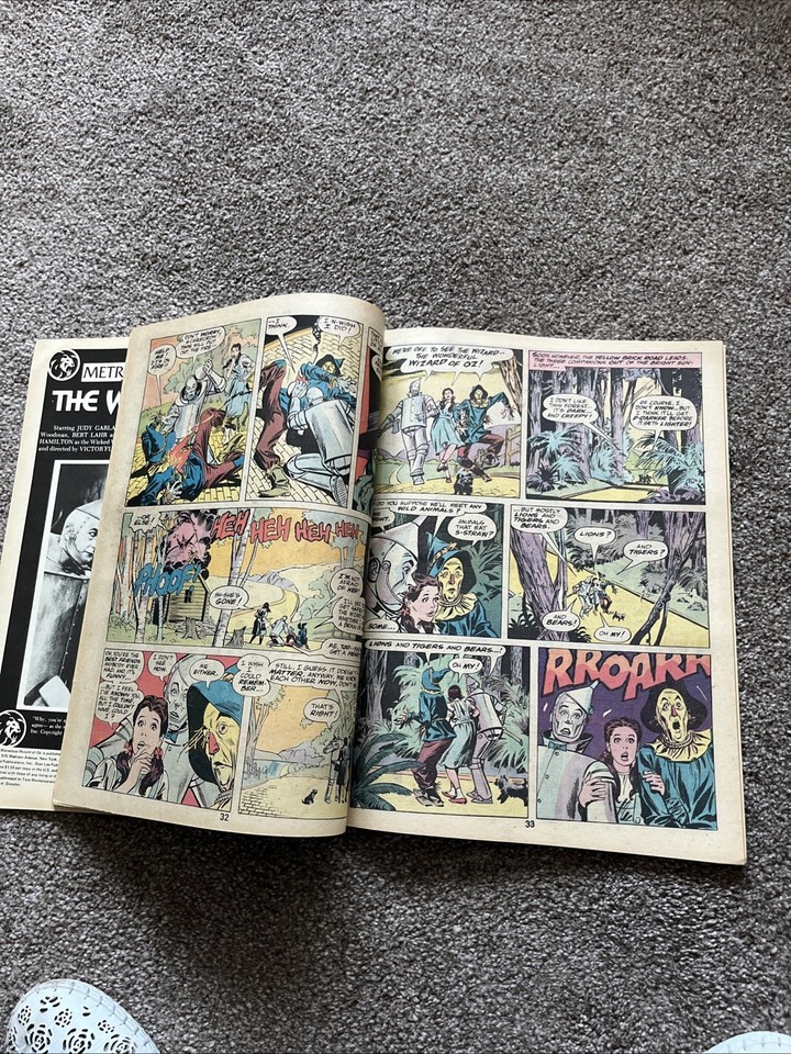 RARE! MGM's Marvelous Wizard Of Oz Special Collector's Issue. Marvel/DC ...