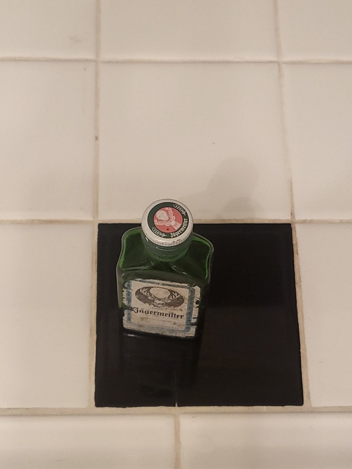 Vintage Super RARE JAGERMEISTER Small Bottle 50 ML German Label *EMPTY ...