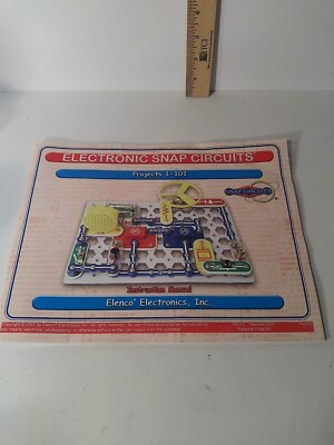 ELECTRONIC SNAP CIRCUITS Projects 1-101 instruction manual ONLY..2007 | eBay
