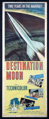 DESTINATION MOON GEORGE PAL EARLY SCIENCE FICTION 1950 INSERT | eBay UK