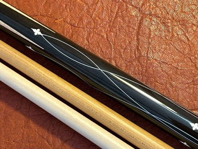 Mark Lund Alamo Custom Pool Cue. Wrap-less Cue. One Maple & One ...