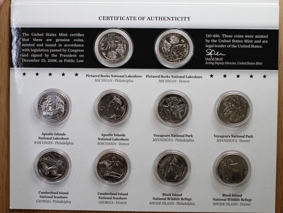 2018 Mint Set - America The Beautiful Quarters - Uncirculated 10-Coin ...