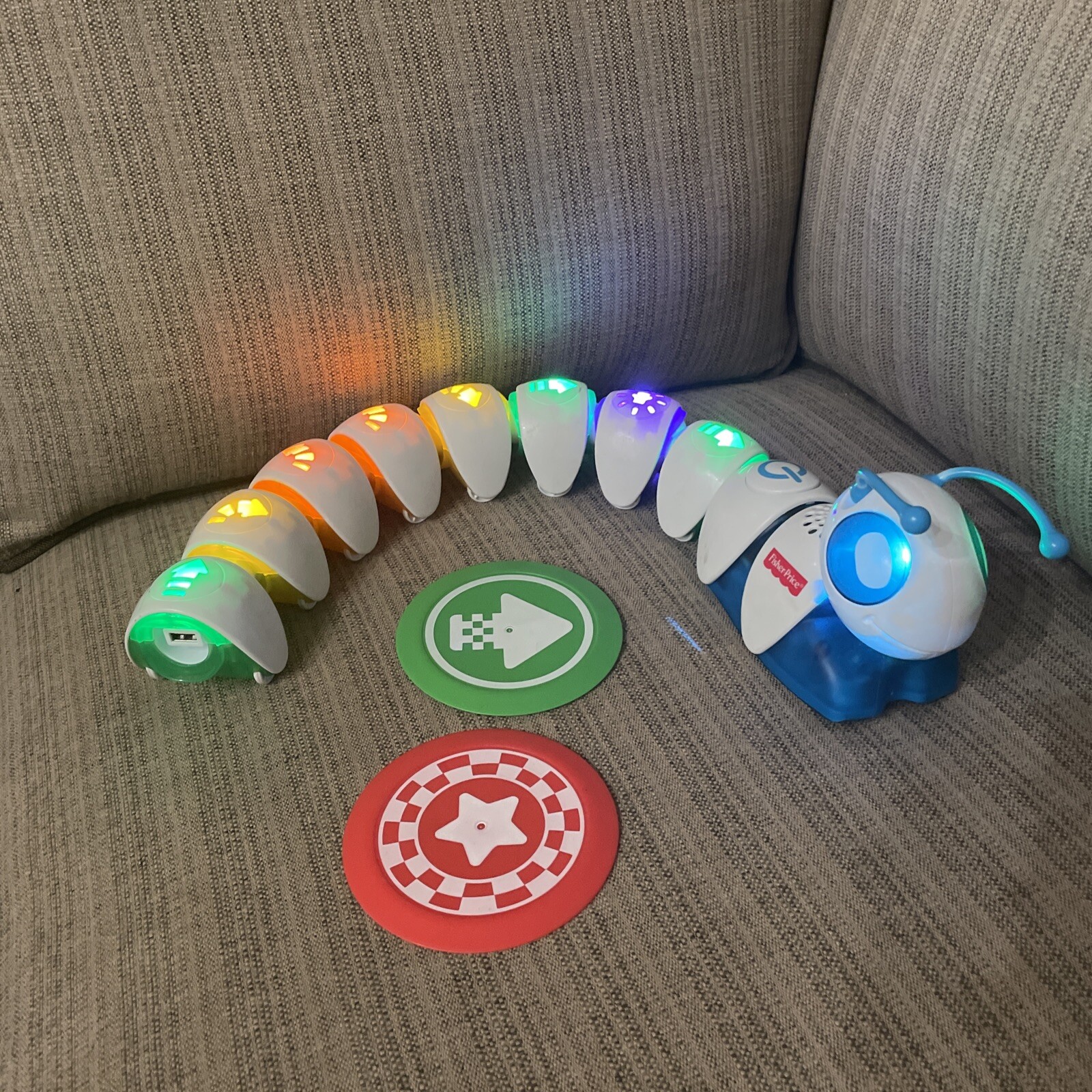 Fisher Price Think & Learn Code A Pillar Caterpillar Toy W 8 Segments ...