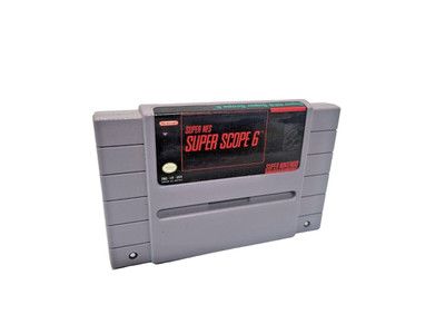 Original Nintendo SNS-006 Super NES Super Scope 6 Video Game Cartridge ...