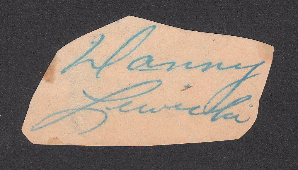 Danny Lewicki Vintage NHL Hockey Autographed Hand Signed Cut | eBay