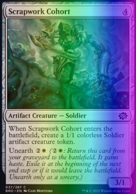 MTG Magic the Gathering Scrapwork Cohort (37/399) The Brothers' War NM ...