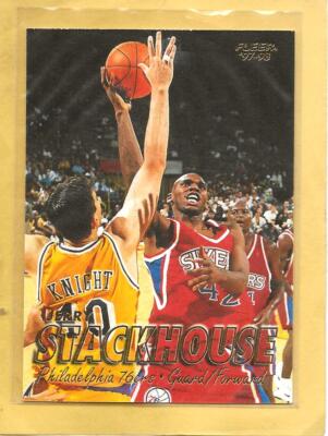 JERRY STACKHOUSE - 1997-98 Fleer - #42 - 76'ers - MINT | eBay