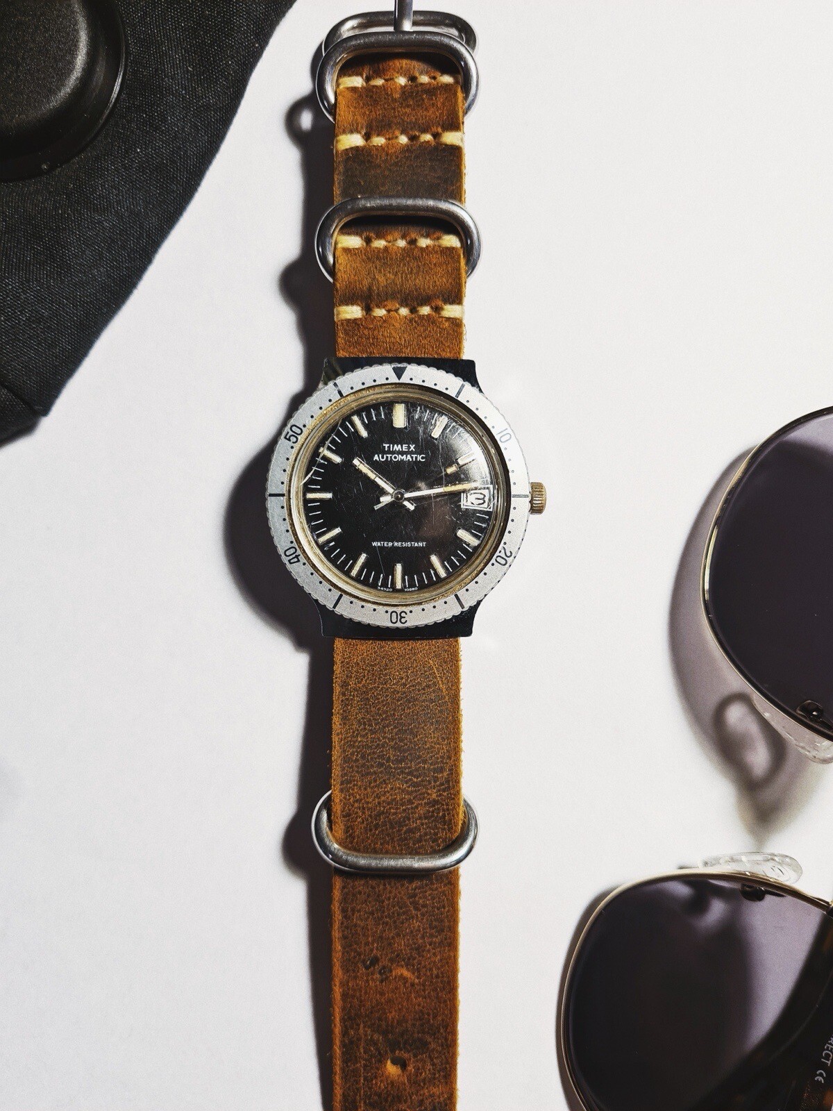 1980 Timex Dive Watch, M108 Automatic Mvt, Rotating Bezel | eBay