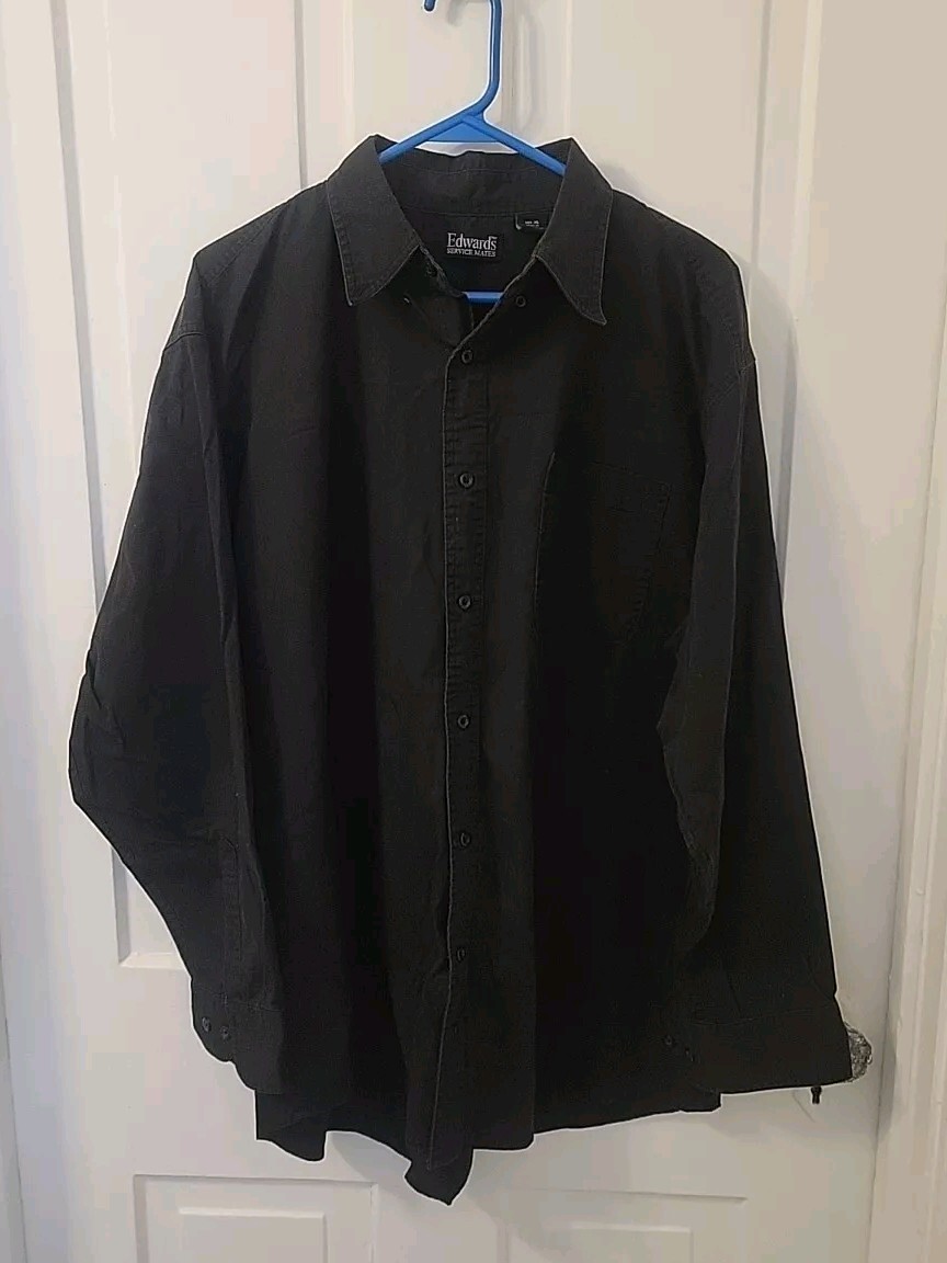Edwards Service Mates Button Down Long Sleeve Mens XL… - Gem