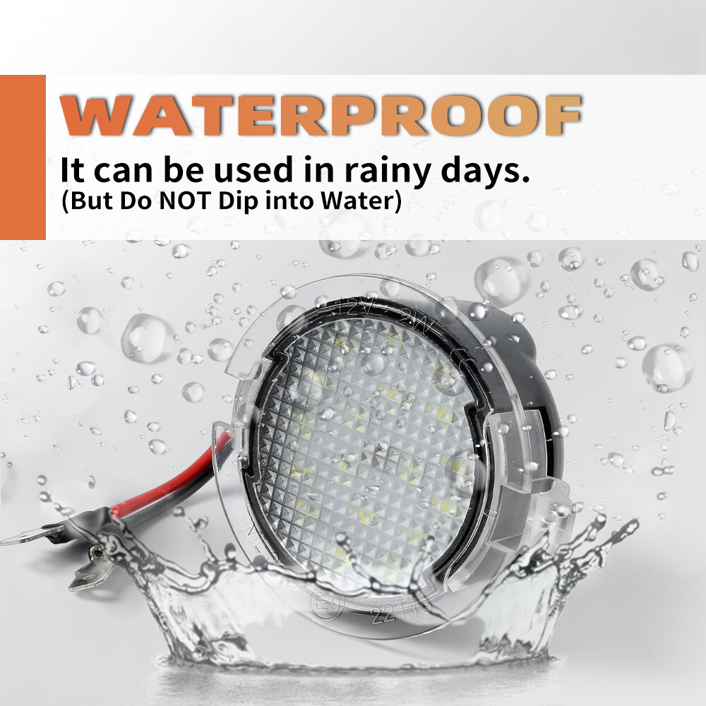 For Ford F150 Edge Explorer Raptor Fusion Ice Blue LED Side Mirror ...