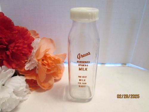 Green's Milk for baby bottle DAVOL NURSER/Evenflo lid | eBay