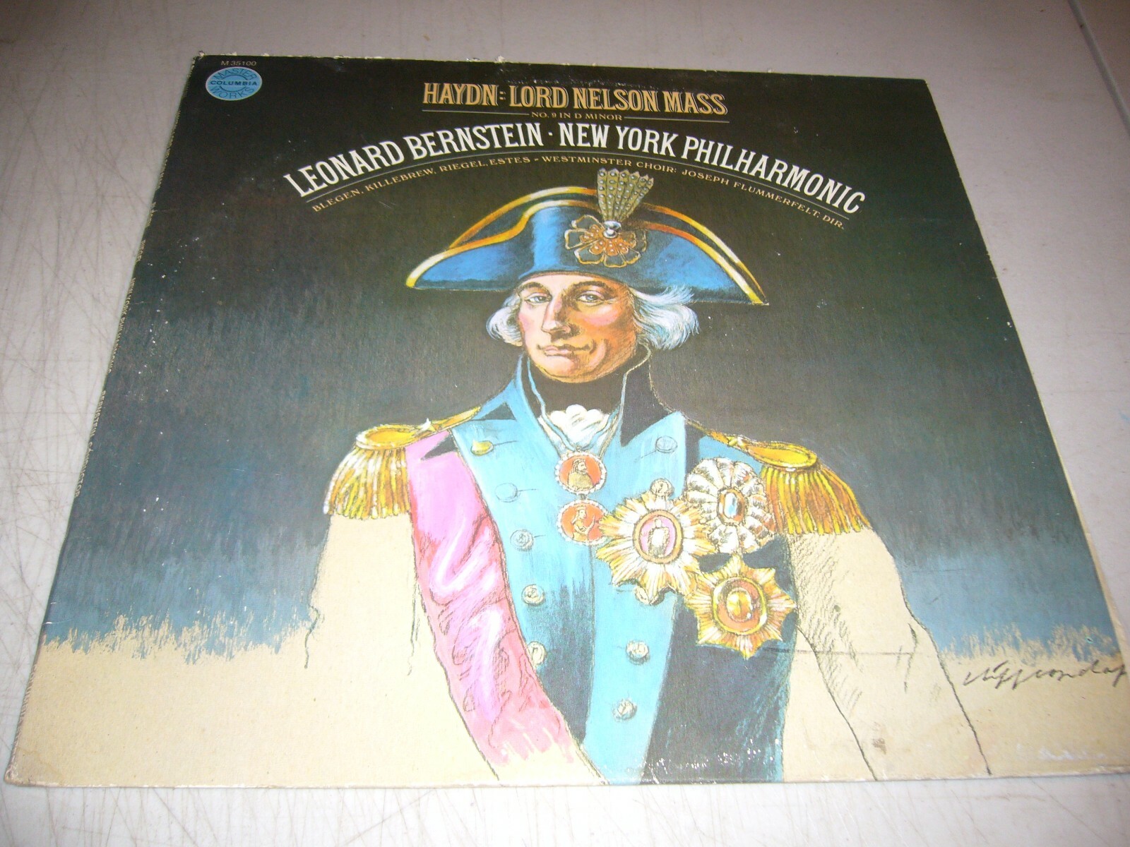 LEONARD BERNSTEIN HAYDN LORD NELSON MASS LP NM Columbia M-35100 1978 | eBay