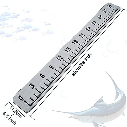 FISH RULER Foam Measuring Tape Adhesive Fishing Tool 36" FLUTESAN | eBay