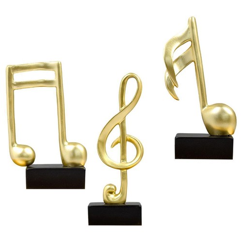 Art Musical Note Shape Sculpture Decorative Ornament Figurine Statue ...