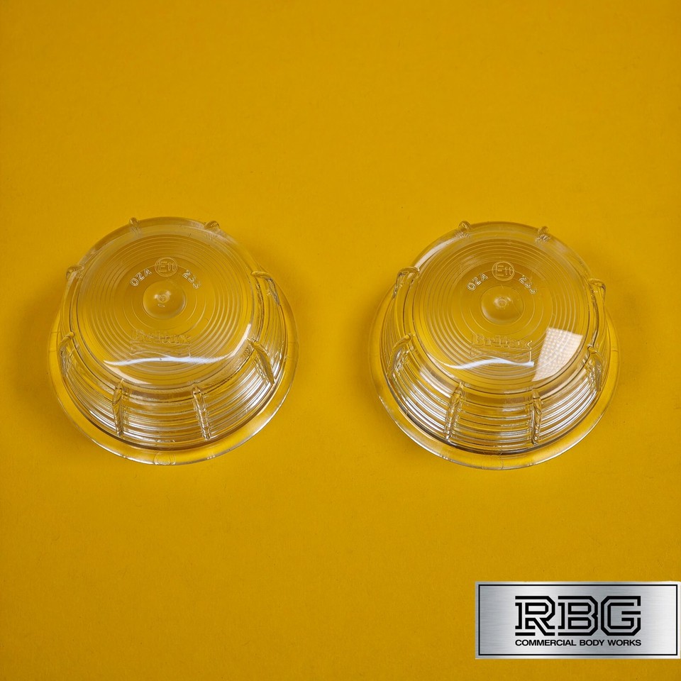 2x Replacement Lens White Britax for Side Marker Lamp for Trailer ...