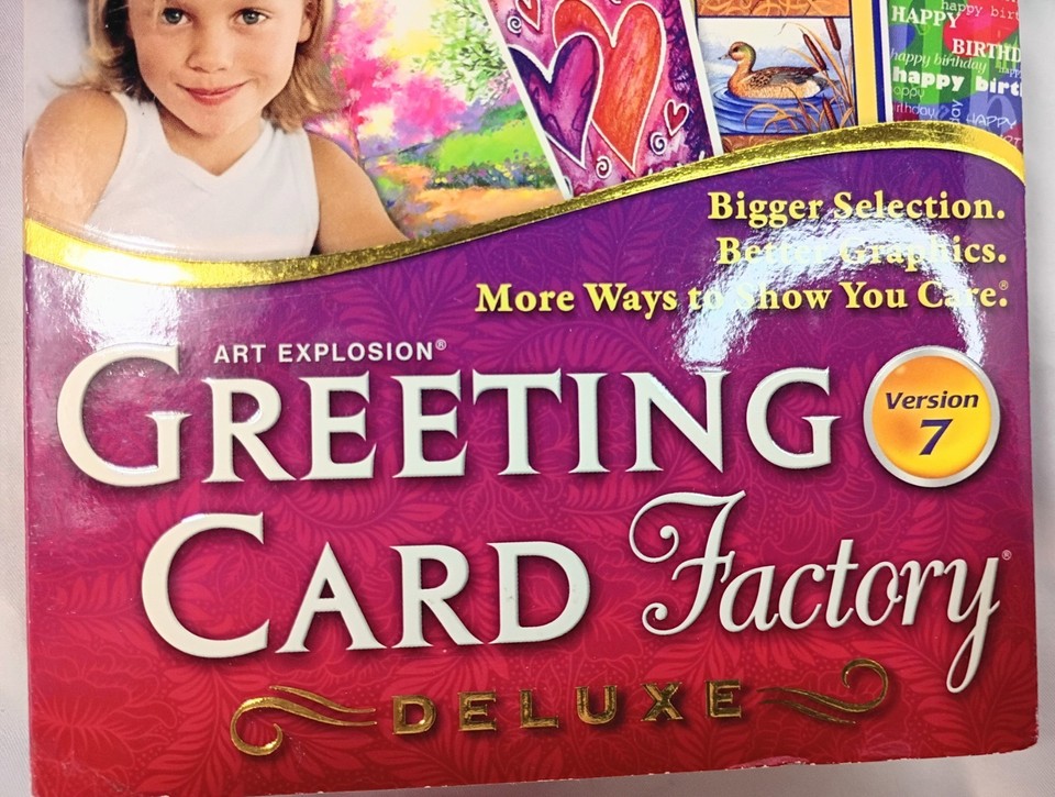 Art Explosion Greeting Card Factory Deluxe Version 7 | eBay