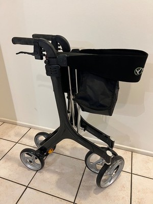 Peak Care Ellipse Super Lite Carbon Fibre Rollator (wheelie walker ...