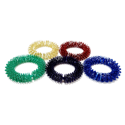 Acupressure Wrist Massage Rings Pain Therapy Chinese Circulation (Red ...