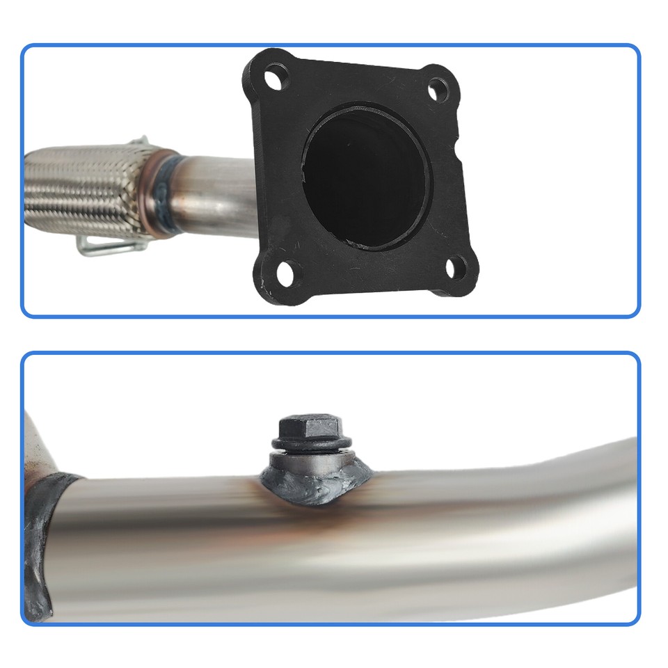 Catalytic Converter Flex Exhaust Pipe For 01-06 VW Golf Jetta Beetle 2 ...