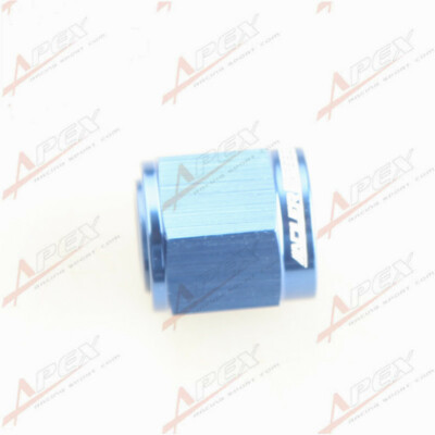 US STOCK 6AN -6AN AN6 Flare Cap Caps Block off Fitting Aluminum Blue | eBay