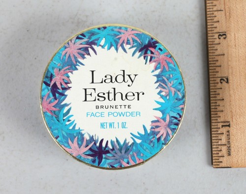 Vintage Lady Esther Brunette Face Powder Empty Chemway Corp Wayne New ...