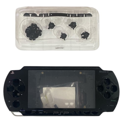 Replace For Sony PSP 1000 PSP1000 Clear Black Full Set* Housing Shell ...