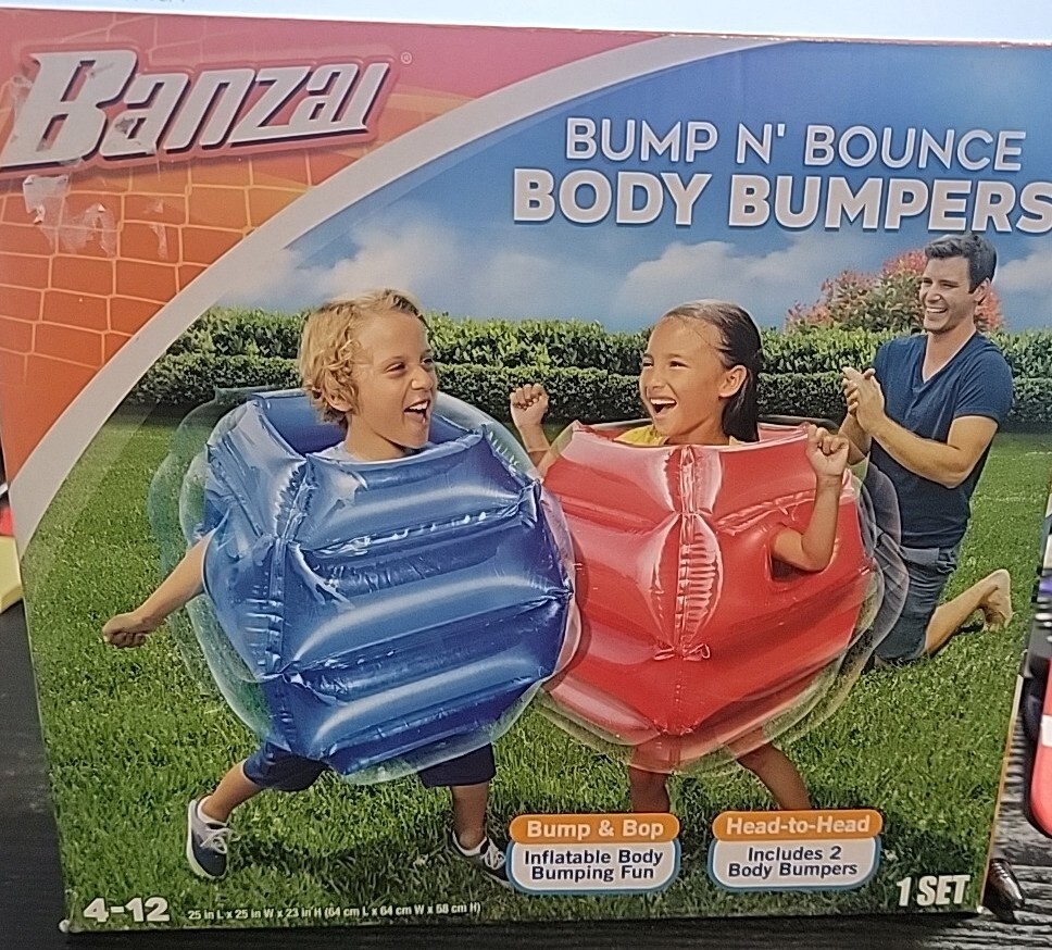 Kids Body Inflatable Bubble Ball Suit Bumper Human Soccer Game Outdoor ...