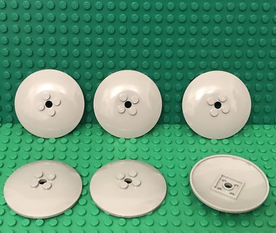 Lego 6 Pieces Light Bluish Gray Dish 6x6 Inverted Radar With Top 4 ...