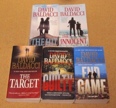Lot 5 David Baldacci PB Book Complete Will Robie Series The Hit/Target ...
