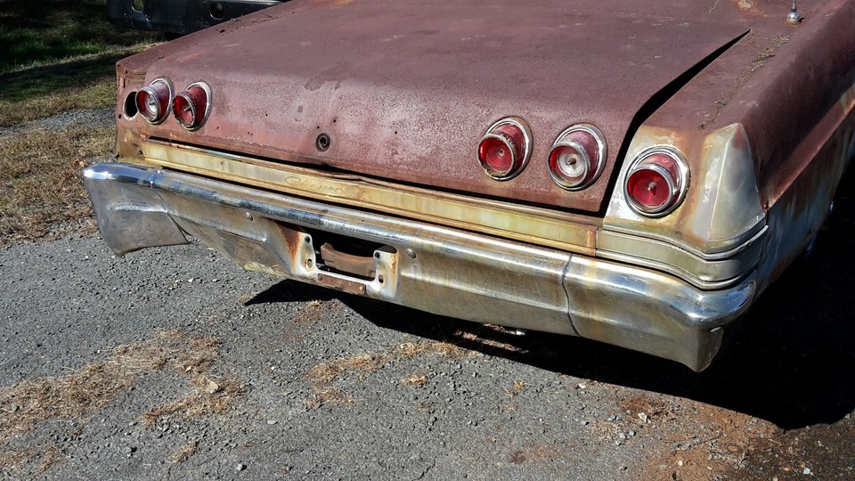 1965 Chevrolet Impala Body Chassis Fastback Rolling Chassis Project Car ...