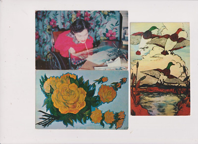 Postcard Lot Of 3 From Mouth Artist Nyla Thompson Free Shipping | eBay