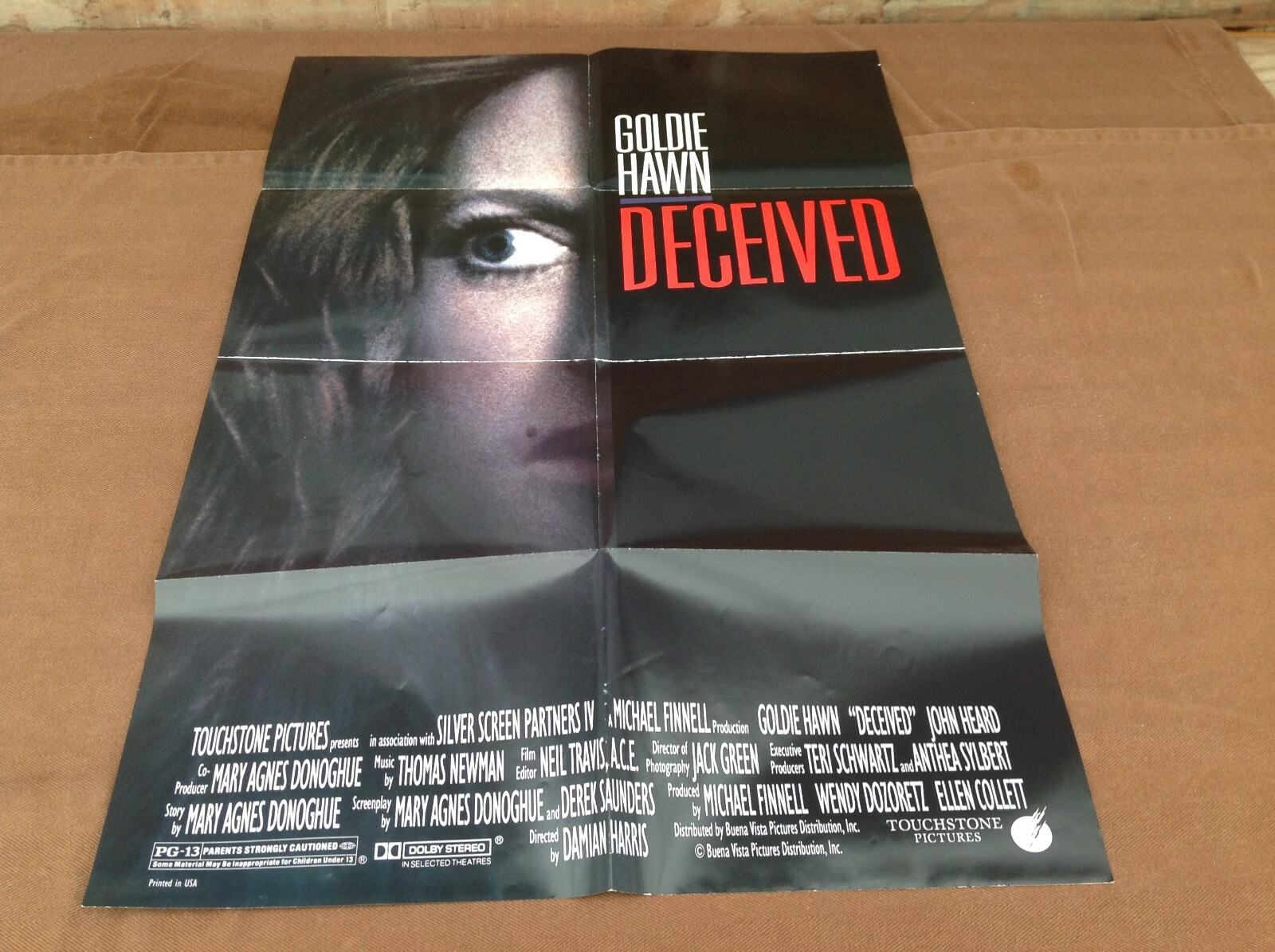 1991 Deceived Original Movie House Full Sheet Poster | eBay