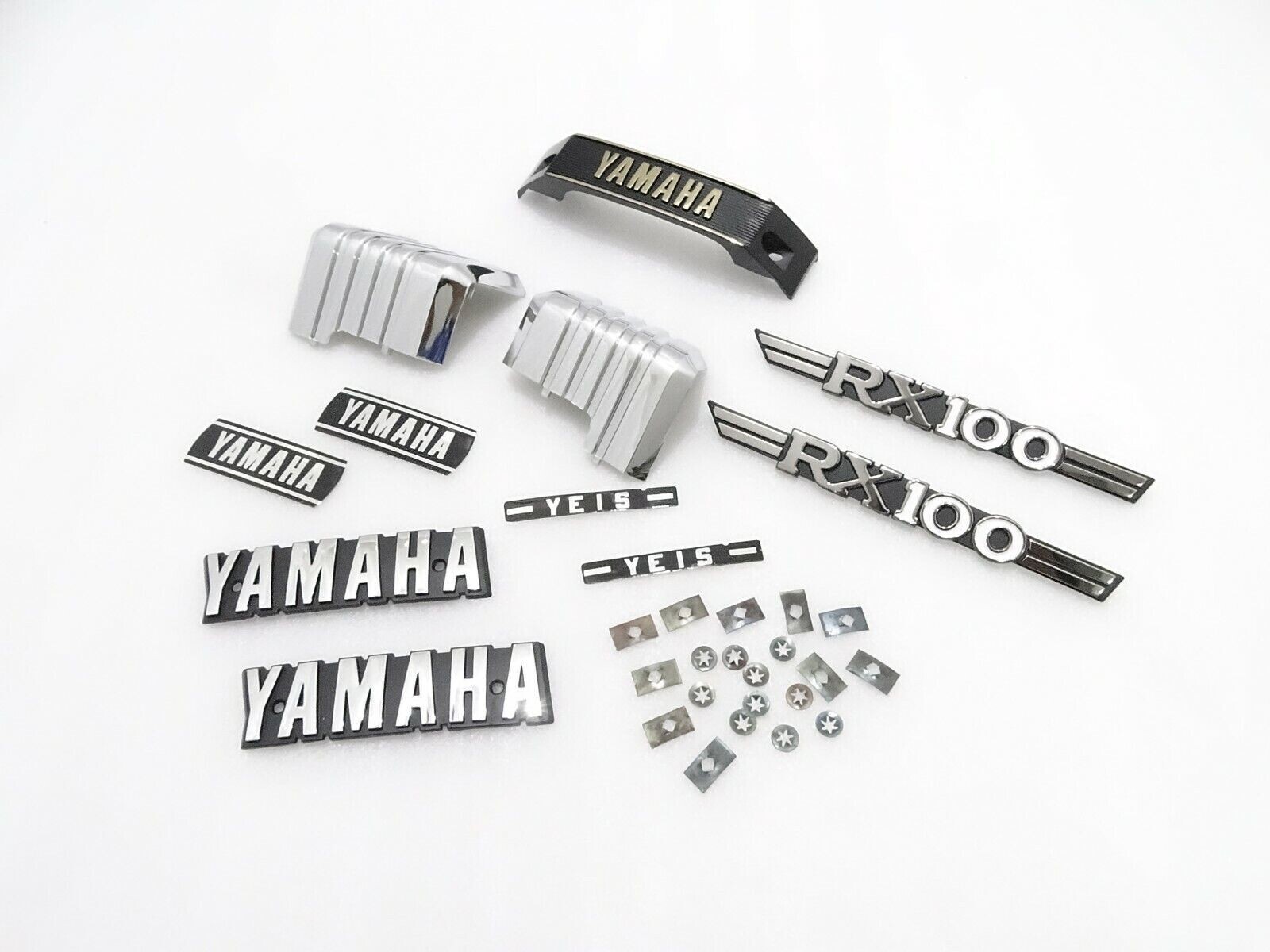 New Yamaha RX100 Complete Monogram/Emblem/Badges/Decal Kit #YM07 | eBay ...