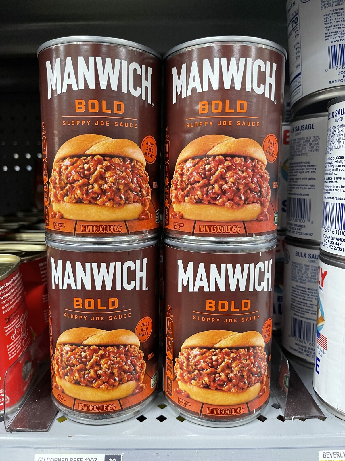 Hunt's Manwich Bold Sloppy Joe Sauce 16oz Can (pack of 6) for sale ...