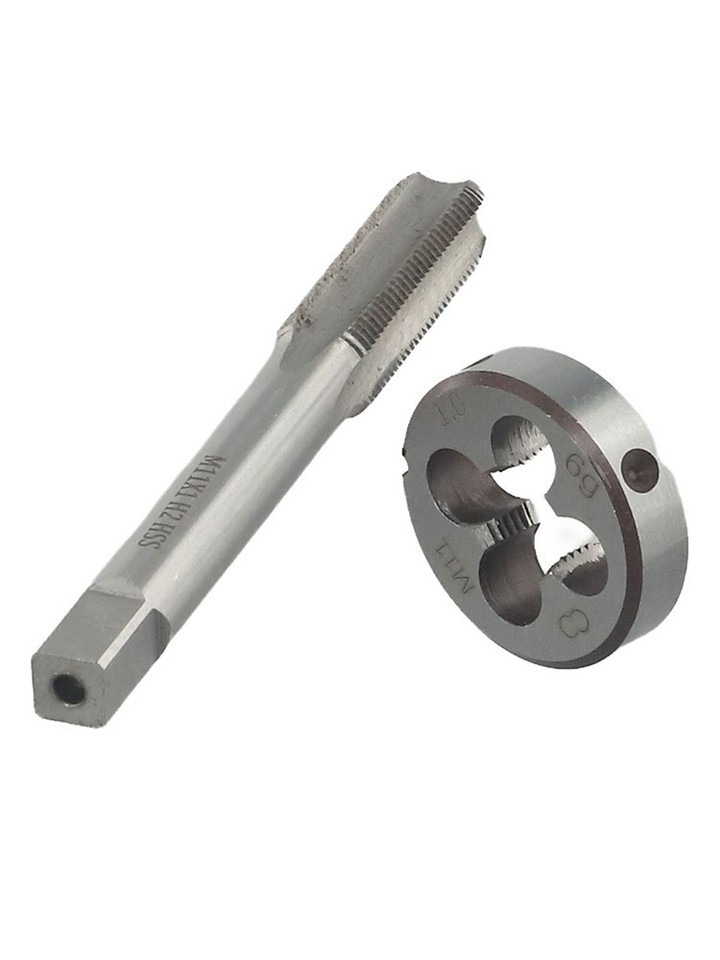 High Quality Tap Die Tool & M11 x 1.0mm Die 11*1mm 2pcs/set M934 Silver ...
